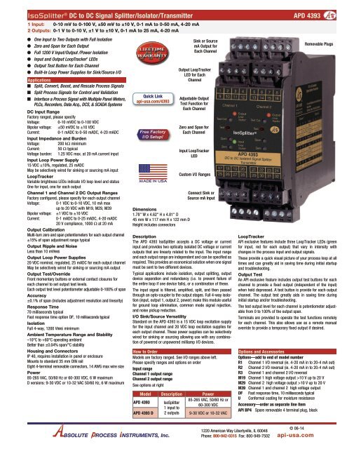 APD 4393 - Absolute Process Instruments