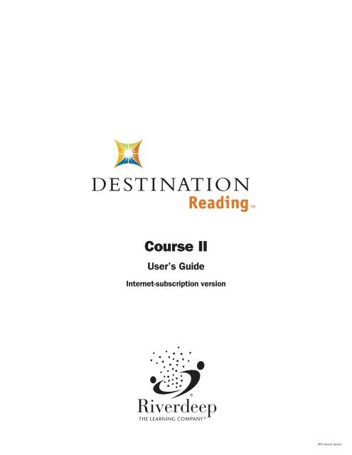 Destination Reading Course 2 User Guide