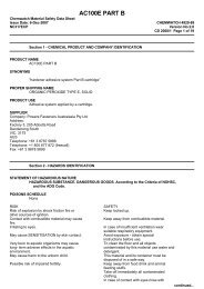 Shutter Oil - Material Safety Data Sheet - Everitt Site Supplies