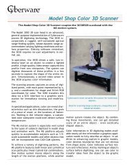 Whole Body Color 3D Scanner (Model WBX) - Cyberware