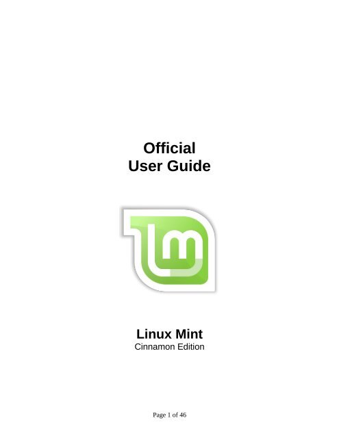 Official User Guide