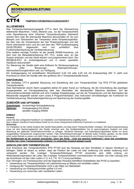 Panta CTT4.pdf (225.3 KB) - Microtherm