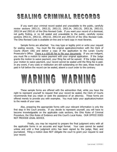 Lorain County Criminal Records Lorain, OH | Official Website