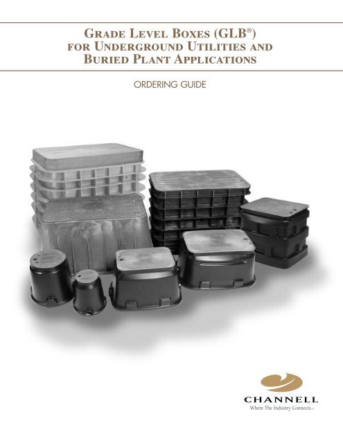 Grade Level Boxes for Underground Utility & Buried Plant Applications