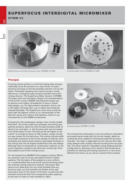 Superfocus Interdigital Micro Mixer