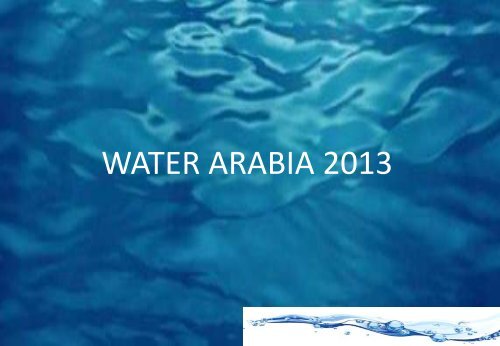 Basic Desalination Plant Design Workshop - Saudi Arabian Water ...