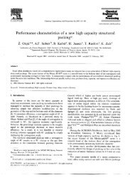 Montz - High performance structured packing - Julius Montz GmbH