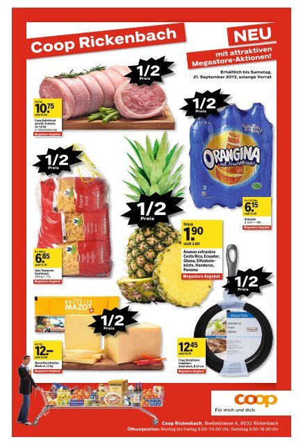 Coop Rickenbach 1/2 Preis
