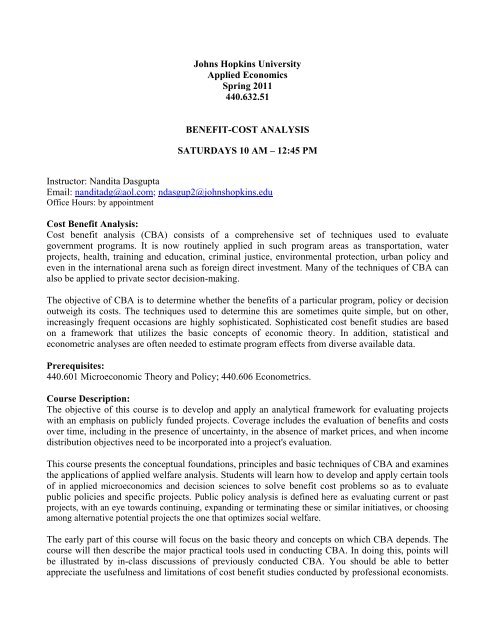 Syllabus for Dr - Advanced Academic Programs - Johns Hopkins ...