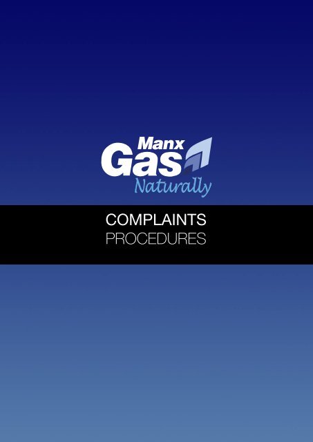 Complaints Procedure - Manx Gas
