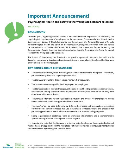 Organizational Structure Change Announcement