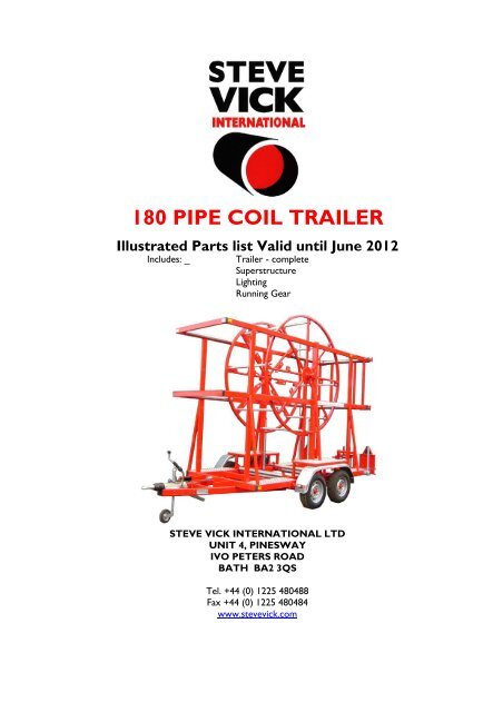 180 PIPE COIL TRAILER - Steve Vick International