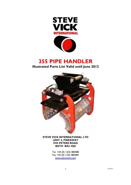 355 PIPE HANDLER - Steve Vick International