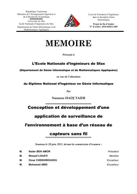 MEMOIRE
