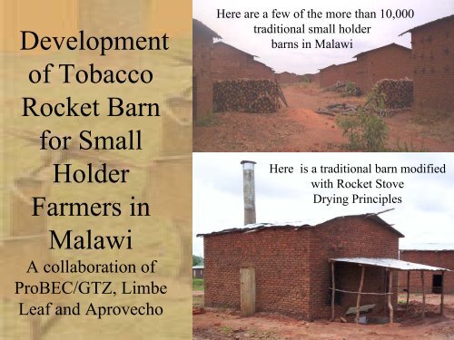 Development of Tobacco Rocket Barn for Small Holder Farmers in ...