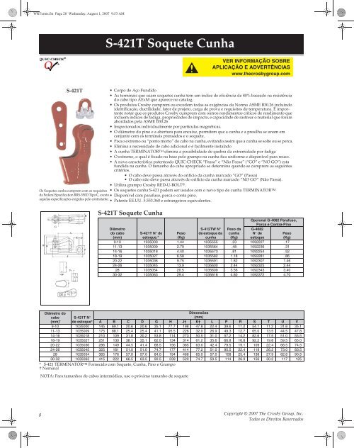 S-421T Soquete Cunha