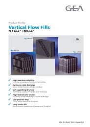 GEA 2H Product Profile - Fills for Cross Flow Cooling Towers PDF