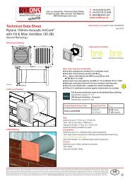 Technical Data Sheet - Rytons Building Products Ltd.