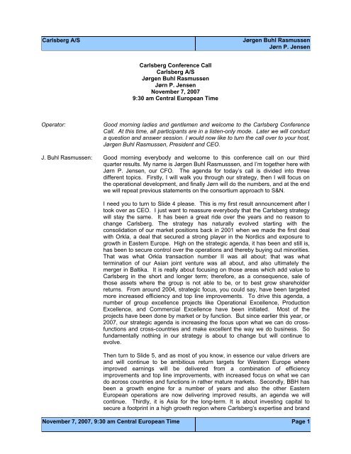 Capgemini GOA - Carlsberg Group