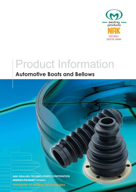 Specialty Material TPE Boots and Bellows are in NAK Production!!