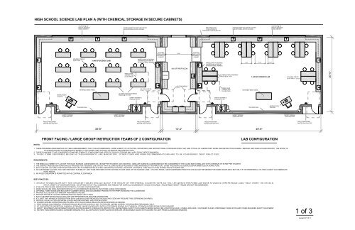 Science Lab Prototypical Plans