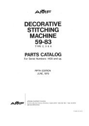 MODEL S-111 - AMF Reece