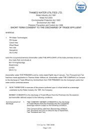 thames water utilities ltd. permit to discharge groundwater