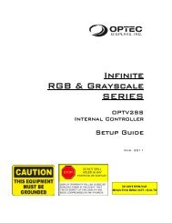 ViViD Software Suite Manual - Optec Displays