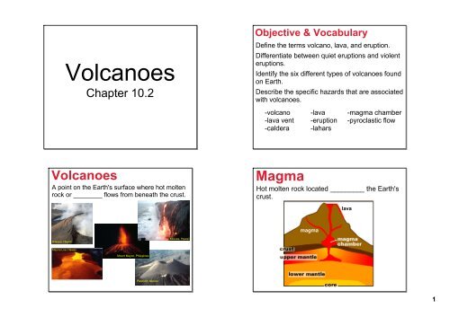 10.2 Volcanoes.pdf - EnvGeology