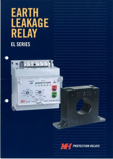 EARTH LEAKAGE RELAY - munhean.com