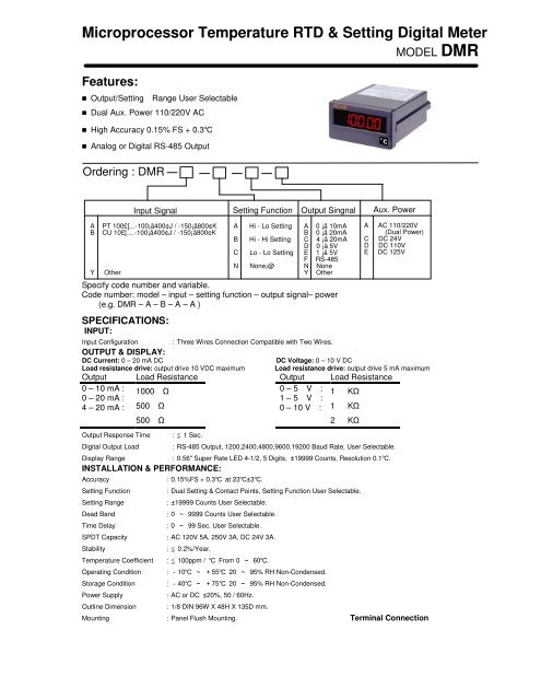 Microprocessor Temperature RTD & Setting Digital Meter, 48% OFF