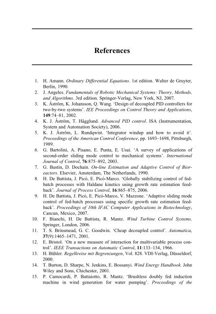 References - IET Digital Library - The Institution of Engineering and ...
