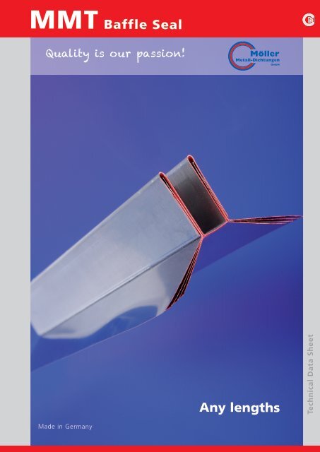 MMT Baffle Seal Any lengths - moeller