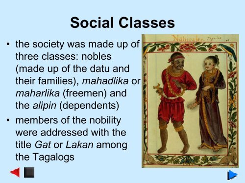Social Classes • the so