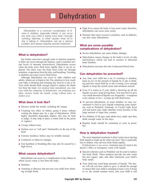 Dehydration - Desert Pediatrics