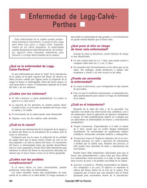 Enfermedad de Legg-CalveÂ´- Perthes - Impcna.com