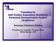 An Employee's Guide to CCAS - AcqDemo