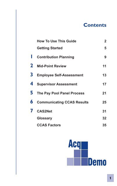 An Employee's Guide to CCAS - AcqDemo