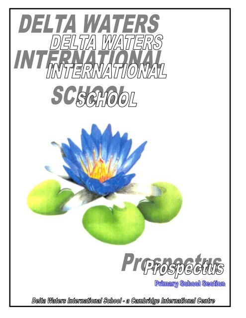prospectus plain - delta waters international school