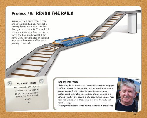 Project #2: RIDING THE RAILS - Kids Can Press
