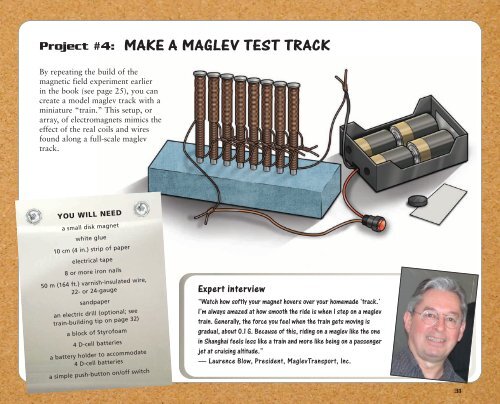 Project #4: MAKE A MAGLEV TEST TRACK - Kids Can Press