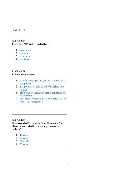Chapter 3 Questions