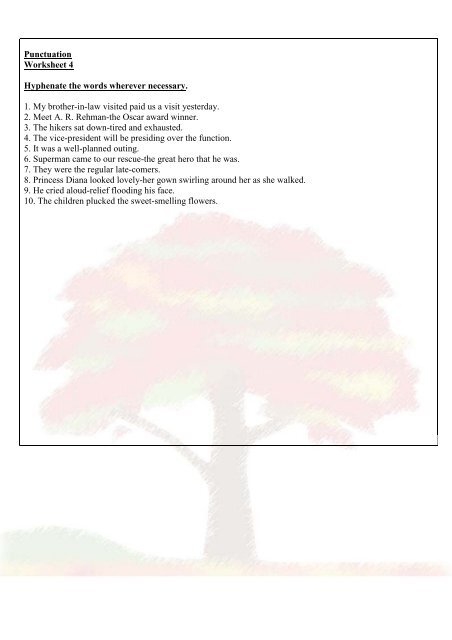 Worksheet
