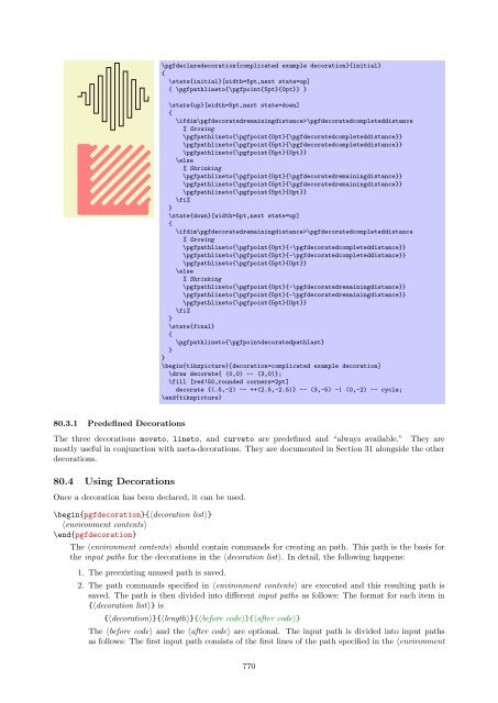 \pgfdeclaredecoration{com