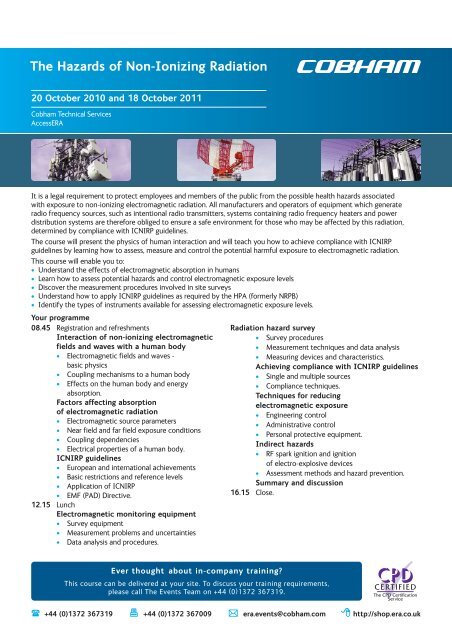 Non-ionising radiation, hazards, electromagnetic radiation, ICNIRP ... Non-ionising radiation, hazards, electromagnetic radiation, ICNIRP ...