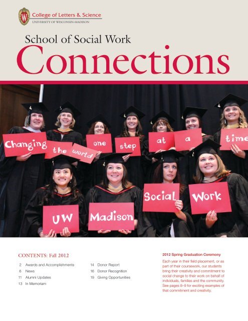 Alumni Newsletter, Fall 2012 - The School of Social Work