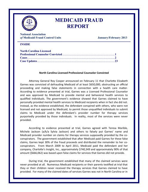 to get the file - National Association of Medicaid Fraud Control Units