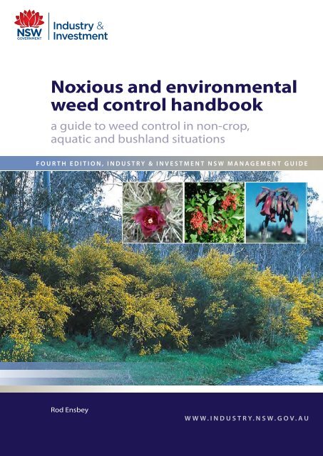 Noxious and environmental weed control handbook - Connecting ...