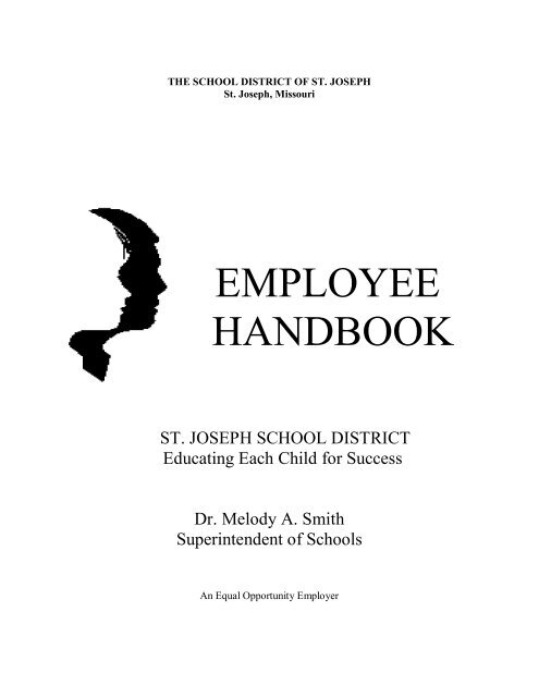employee handbook - SJSD Home Page - St. Joseph School District