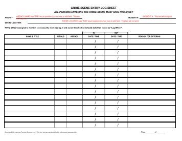 Incident Scene Videography - Imprimus Forensic Services